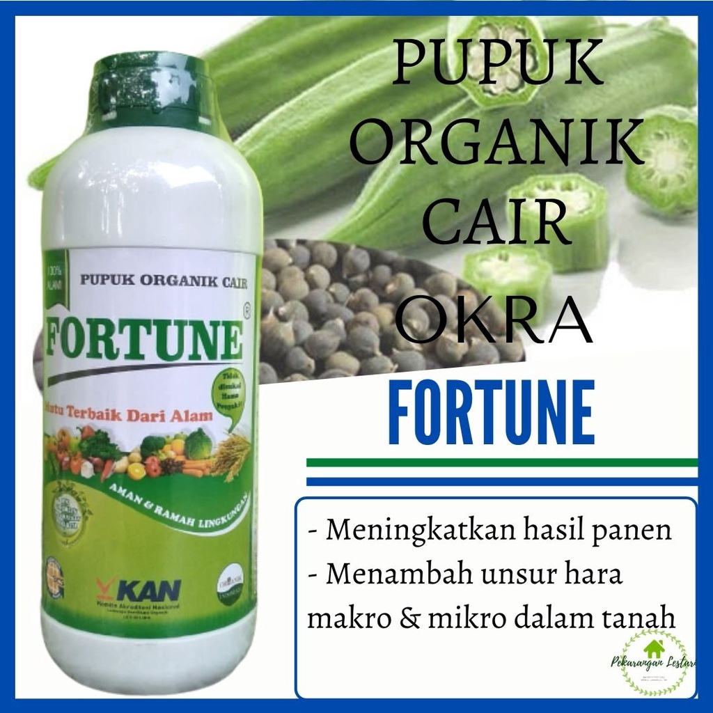 Jual Pupuk Organik Cair POC Untuk Sayur dan Buah, Pupuk Dasar Okra ...