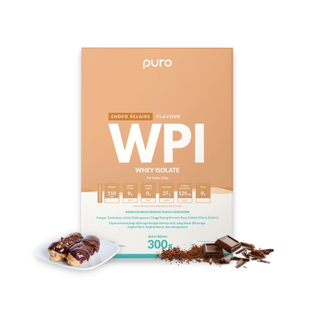 Jual Puro Whey Protein Isolate WPI 600gram | Shopee Indonesia