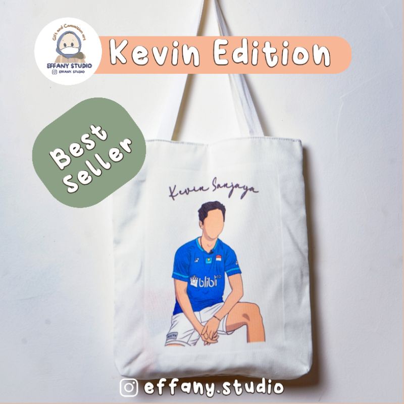 Jual TOTEBAG KEVIN EDITION UK 40 X 35 CM | Shopee Indonesia