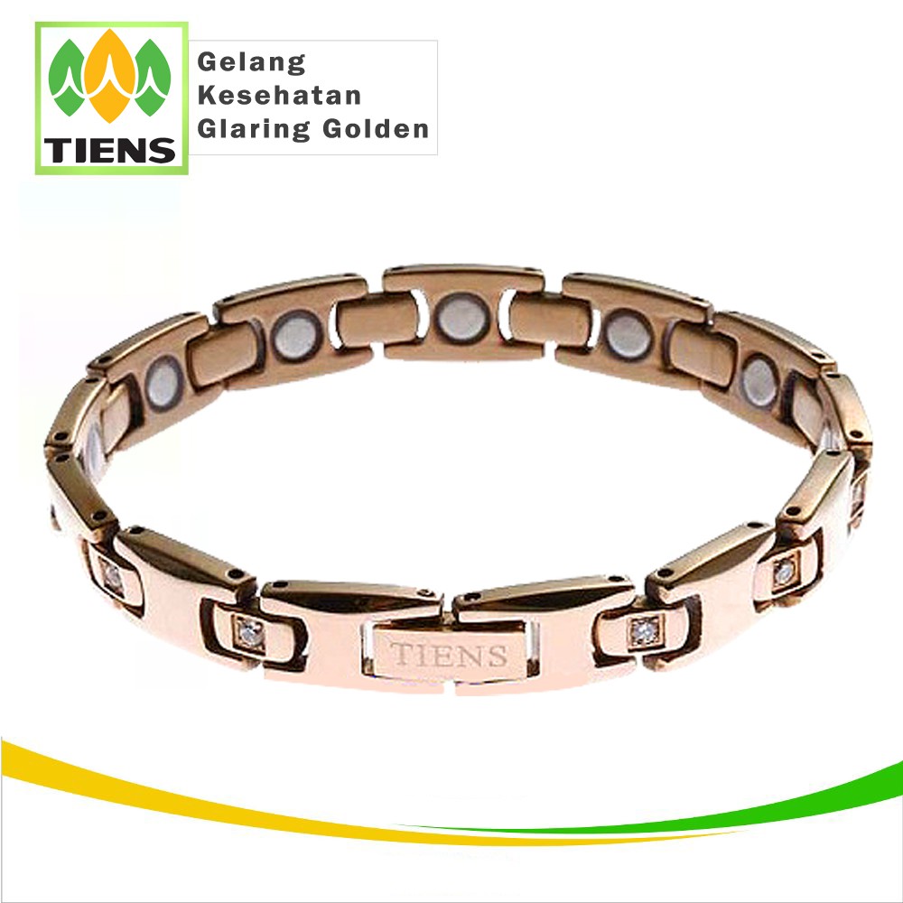 Jual Tiens Ti-Energy Bracelet Gelang Kesehatan Glaring Golden | Shopee ...
