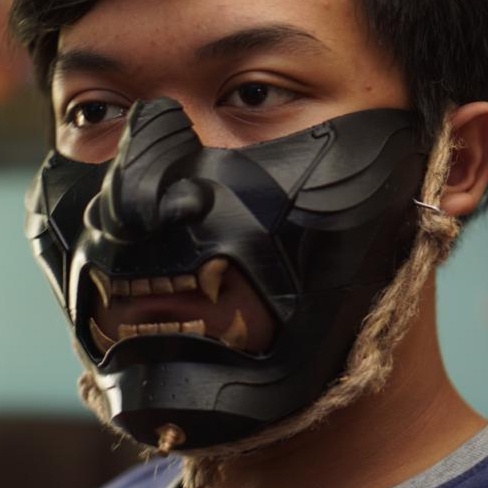 Jual Pria-Kostum- Ghost Of Tsushima Mask - Tanpa Tambang -Kostum-Pria ...