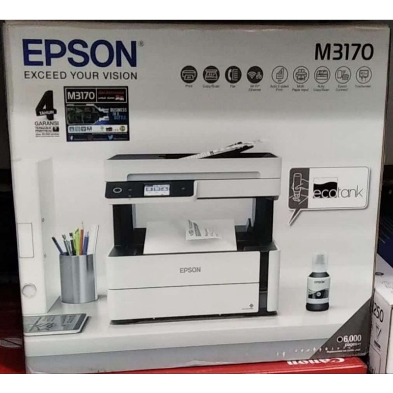 Jual printer epson M3170 EPSON EcoTank Monochrome M3170 Wi-Fi All-in ...