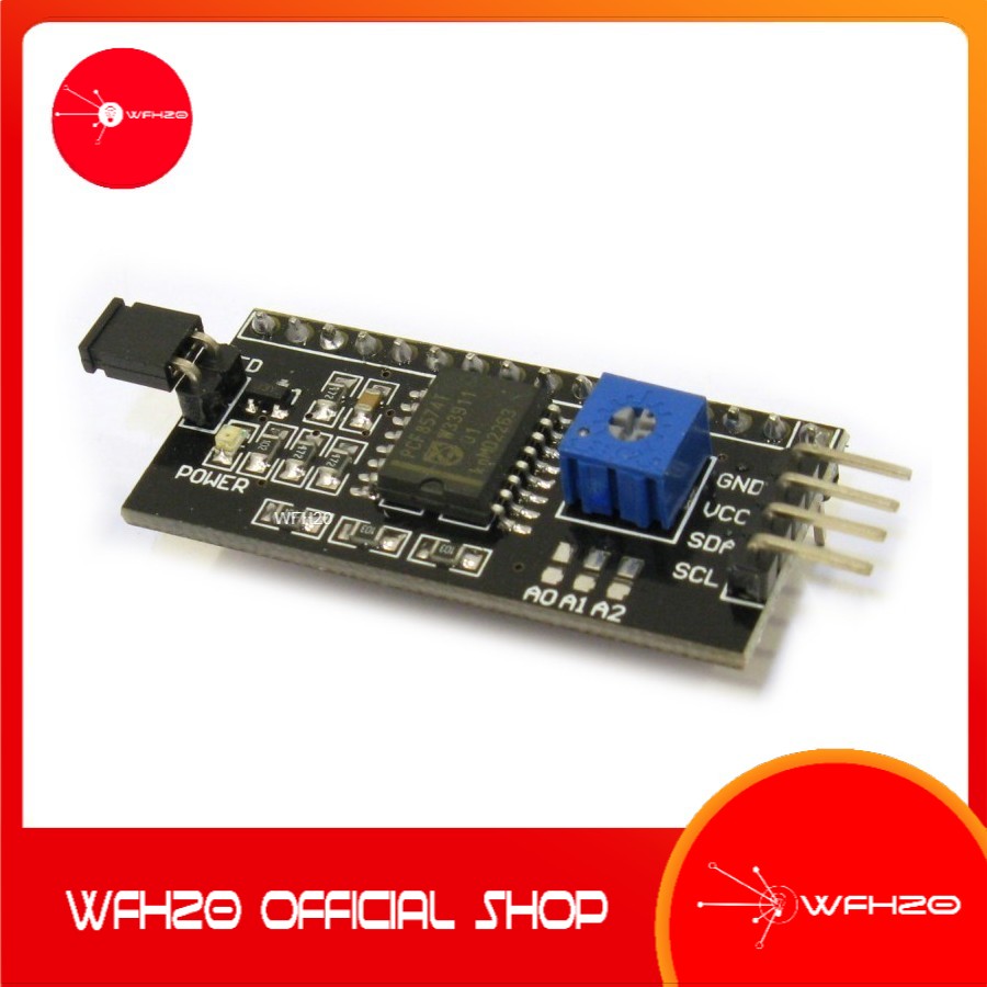 Jual I2C IIC Serial Interface for LCD 1602 16x2 Modul Converter ...