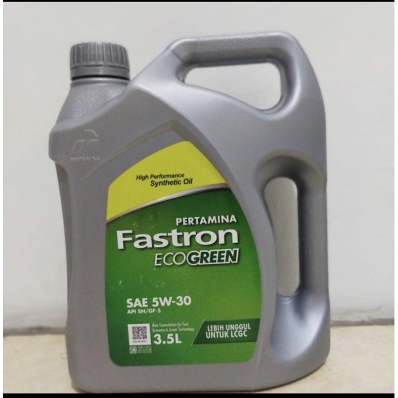 Jual Fastron ECOGREEN SAE 5W30 kemasan galon isi 3.5 liter | Shopee ...