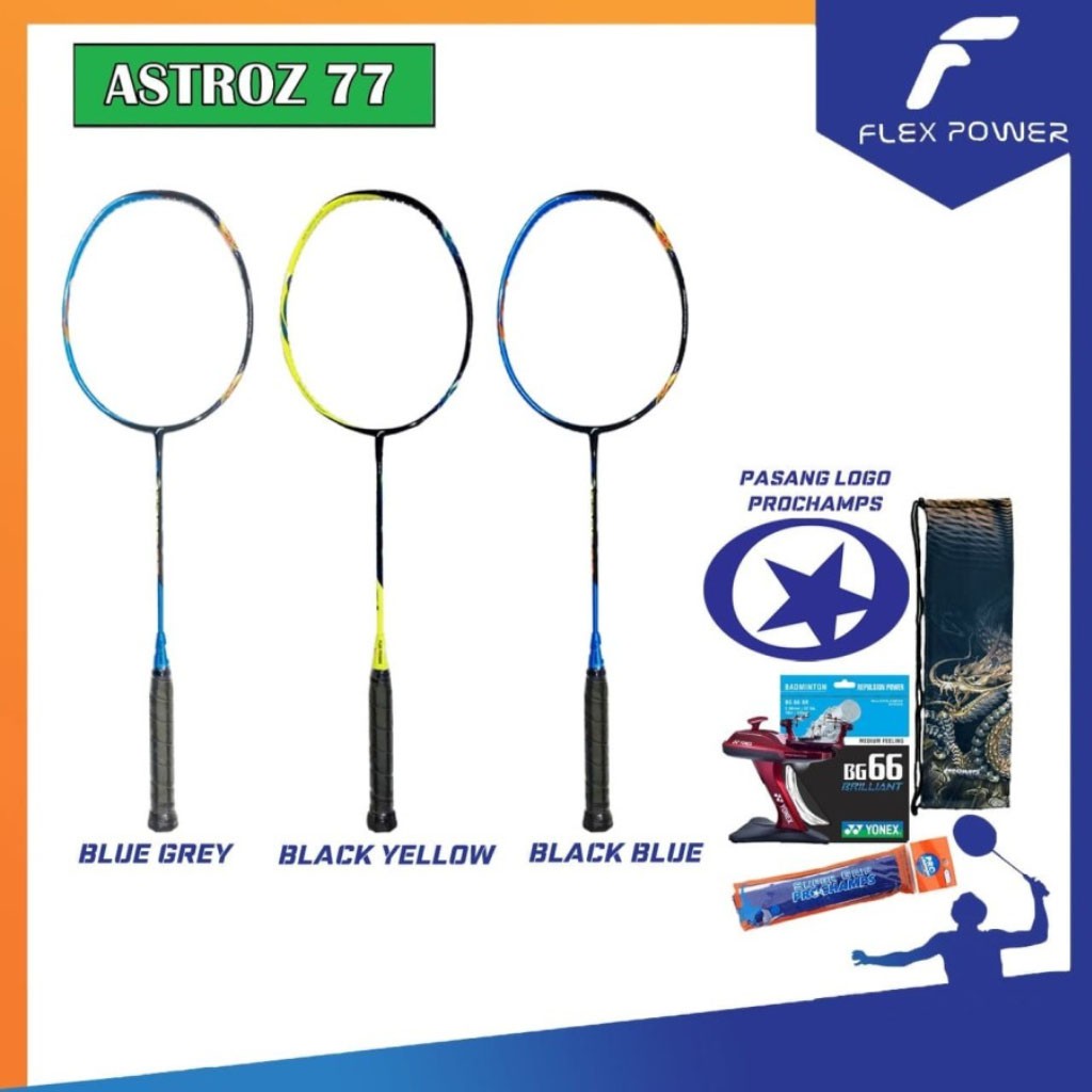 Jual Flex Power Aztroz 77 Raket Badminton Original | Shopee Indonesia