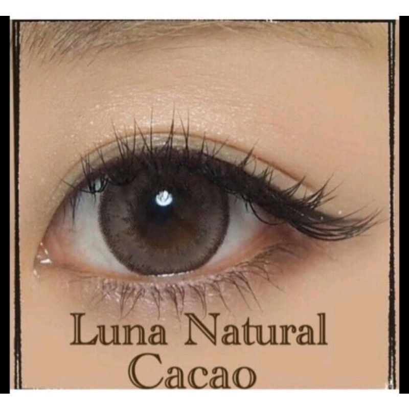 Jual LUNA NATURAL CACAO SOFTLENS 14.5MM | Shopee Indonesia