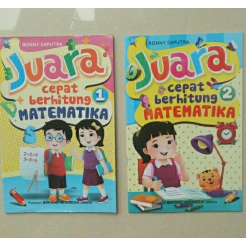 Jual Paket Buku Juara Hebat Berhitung Matematika Jilid 1 dan 2 | Shopee ...
