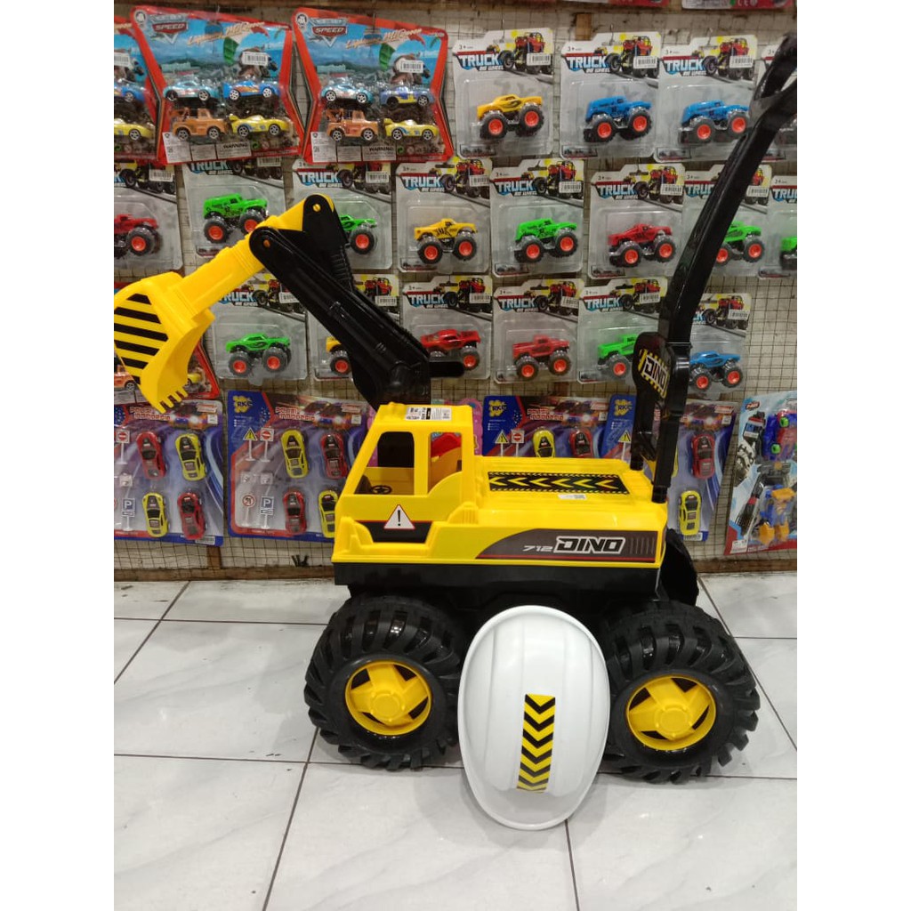 Jual mainan excavator besar / mobil dorong / mainan anak mobil truk ...