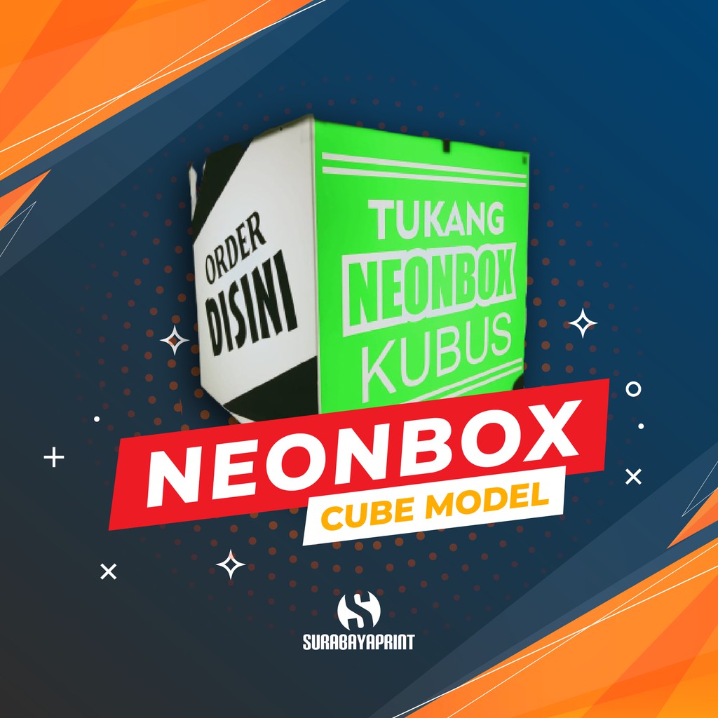 Jual CUSTOM NEON BOX KUBUS MURAH SURABAYA | Shopee Indonesia