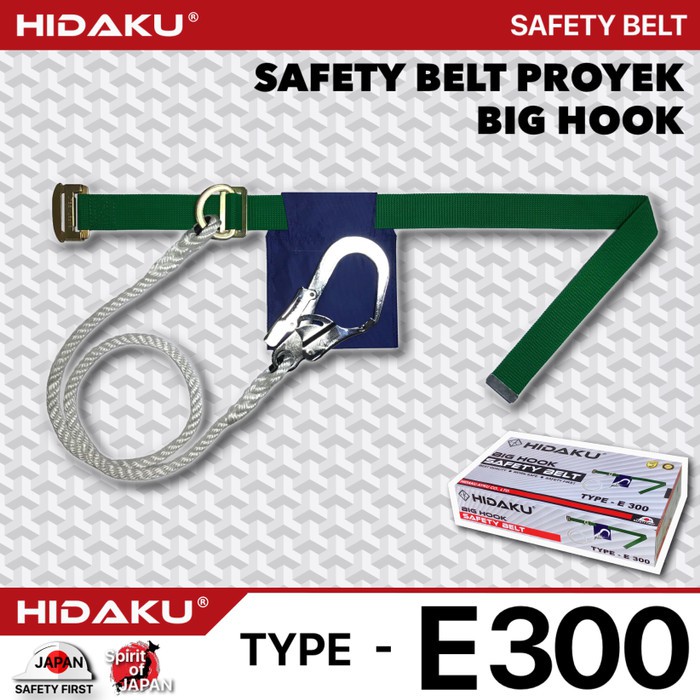 Jual HIDAKU Safety Belt type E300 / Sabuk Pengaman Keselamatan Proyek ...