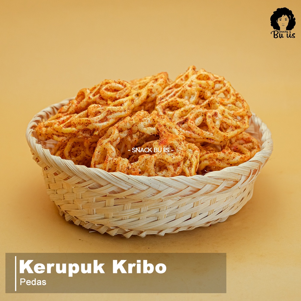 Jual 250gram Kerupuk Kembang Kribo Pedas/Original Snack Bu Iis Cemilan ...
