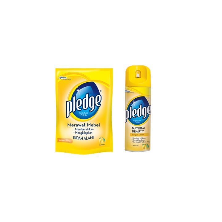 Jual Pledge Liquid Spray Furniture Polish Lemon 450 ml | Shopee Indonesia