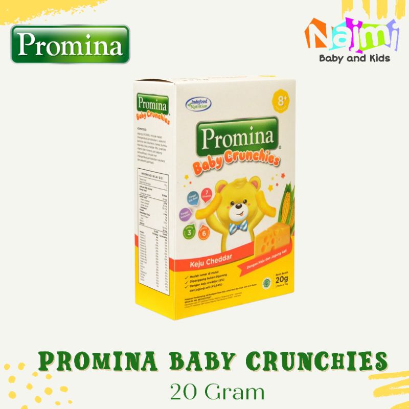 Jual (Free Packing) Snack MPASI Promina Baby Crunchies Keju dan Seaweed ...