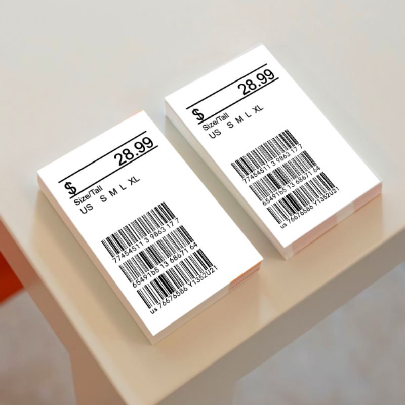 Jual hang tag label baju murah ukuran 4x6 bonus tali , hangtag 3 ...