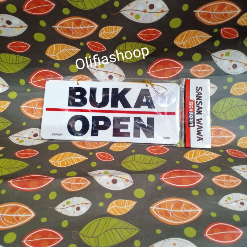 Jual AKRILIK SIGN BUKA(OPEN)& TUTUP (CLOSED | Shopee Indonesia