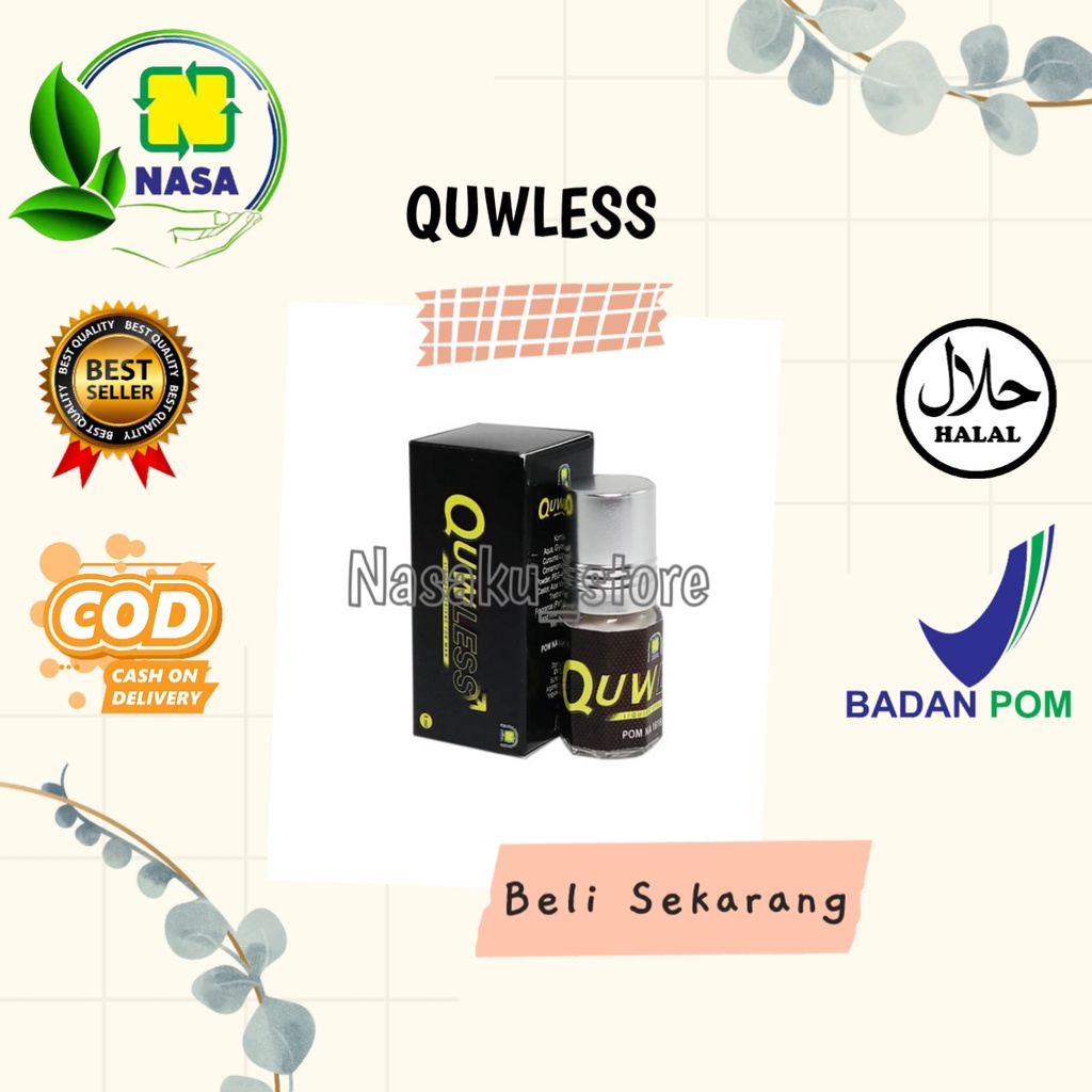 Jual Quwless Hygiene For Man Original Nasa Penunjang Vitalitas Pria ...