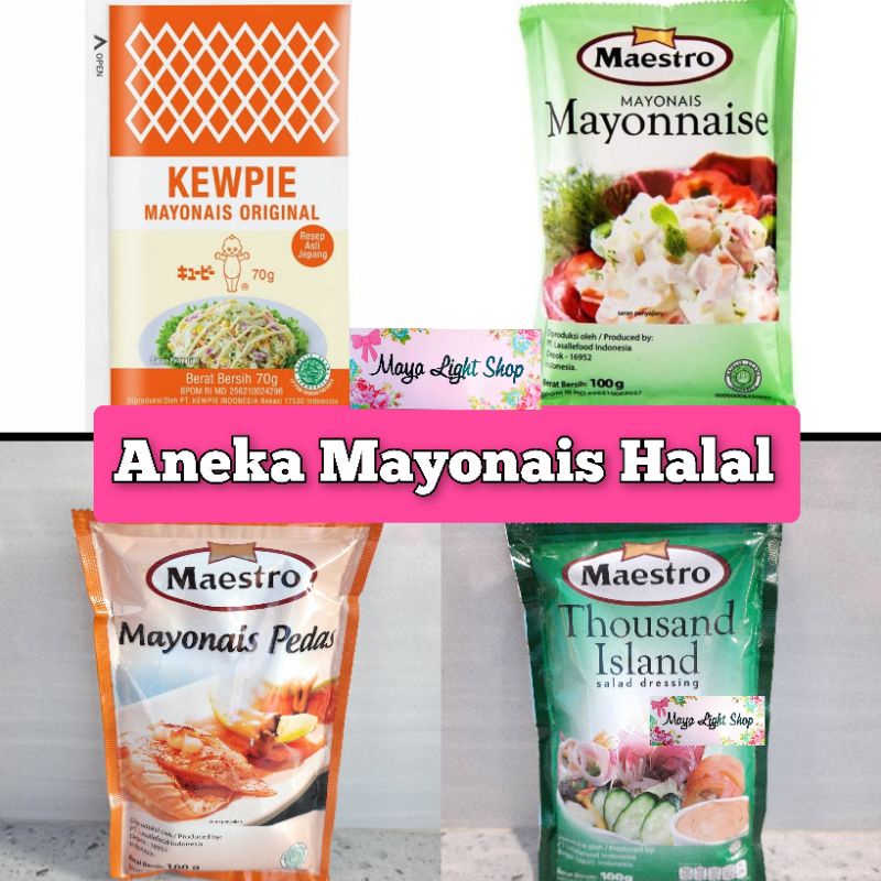 Jual Mayones maestro 100gr mayonnaise maestro plain topping mentai ...