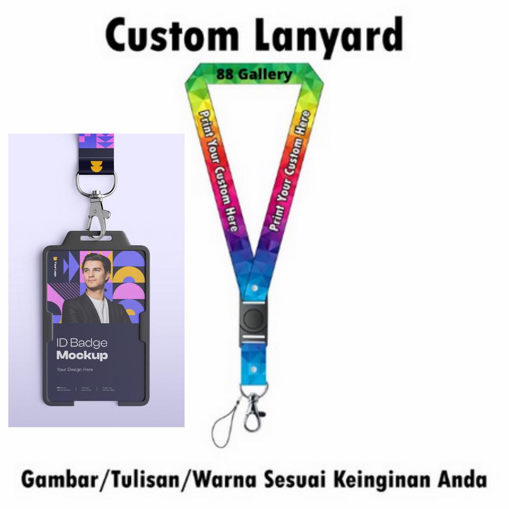 Jual Cetak Custom Lanyard & Name Tag | Shopee Indonesia