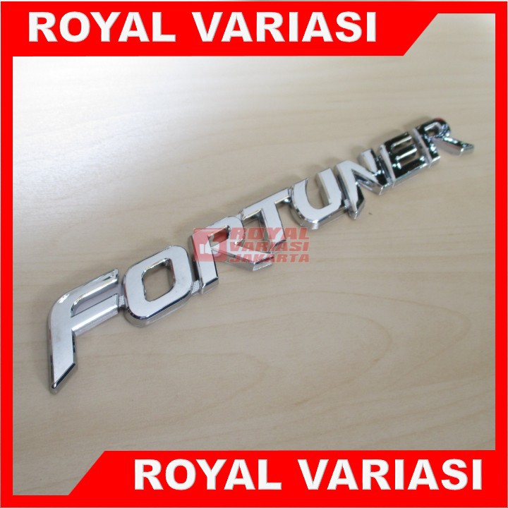Jual Emblem FORTUNER Toyota Chrome | Shopee Indonesia