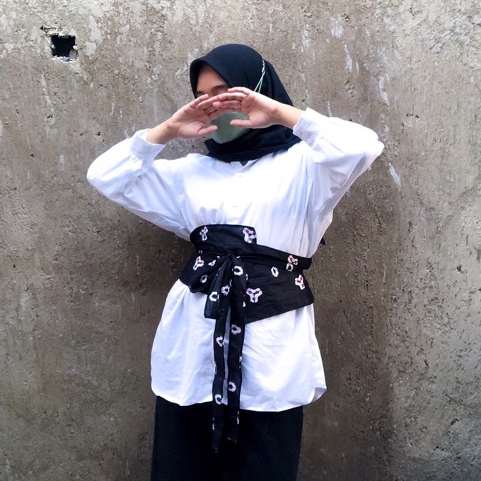 Jual Obi Belt Jumputan by Limoly | Shopee Indonesia