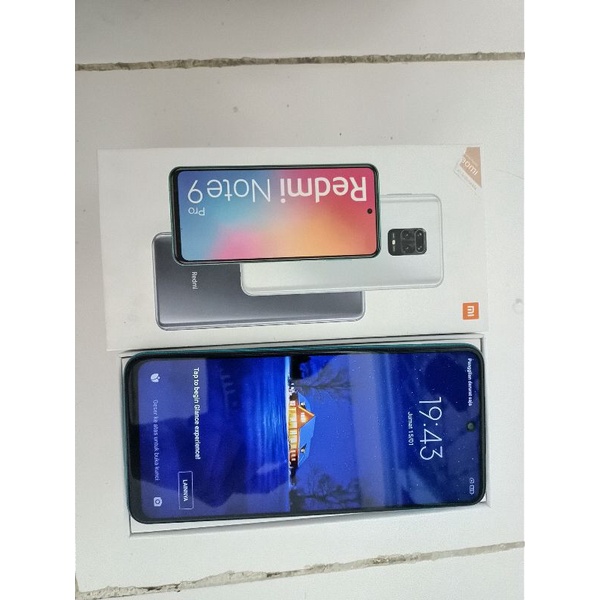 Jual Xiaomi Redmi note 9pro 6/64Gb second like new (GRADE A) fullset acc original | Shopee Indonesia