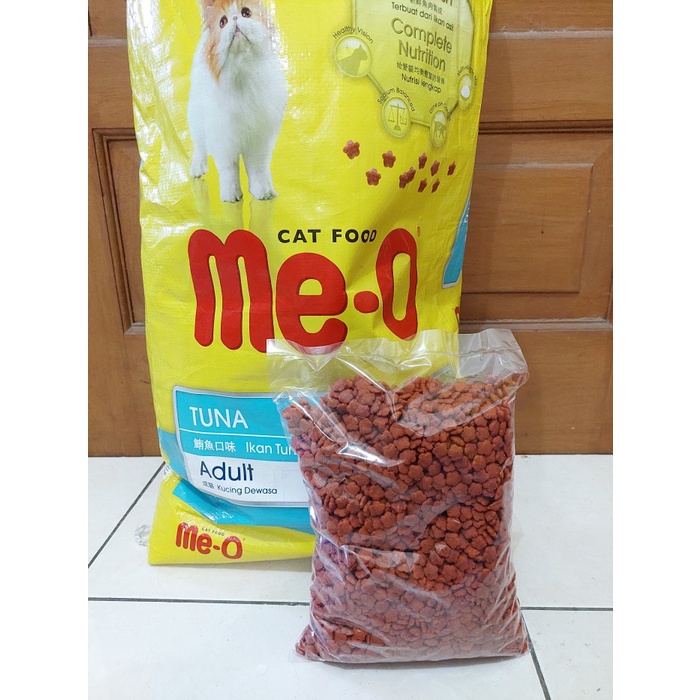 Jual Me-O Meo Adult Tuna 1kg Repack-Makanan Kucing Kering-Dry Cat Food ...