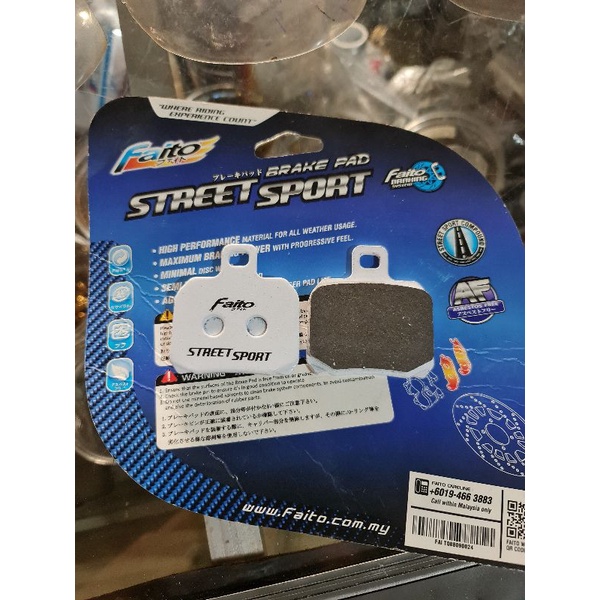 Jual Discpad sepatu rem kampas rem Faito 2P besar | Shopee Indonesia
