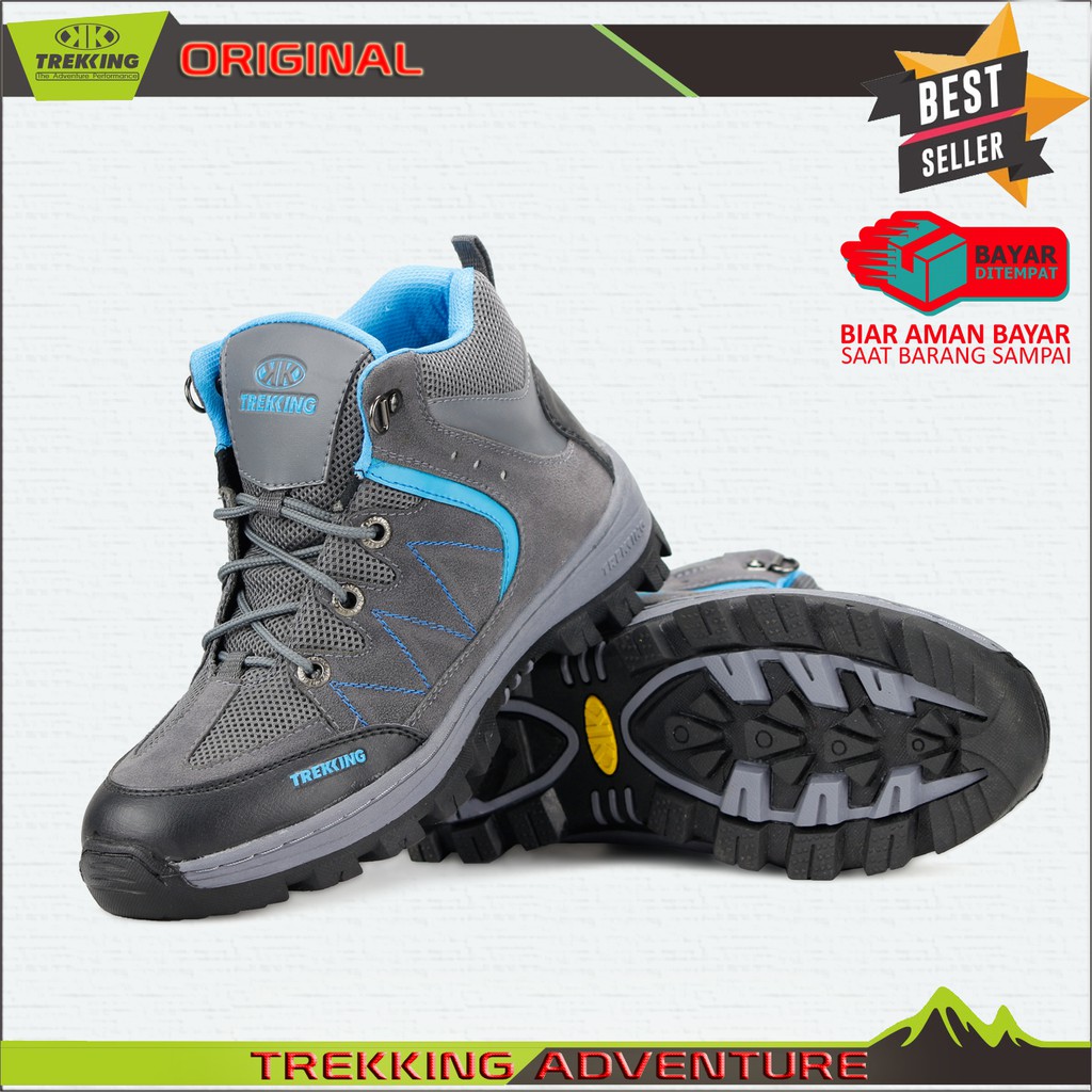 Jual sepatu gunung wanita / sepatu trekking tms 120 | Shopee Indonesia