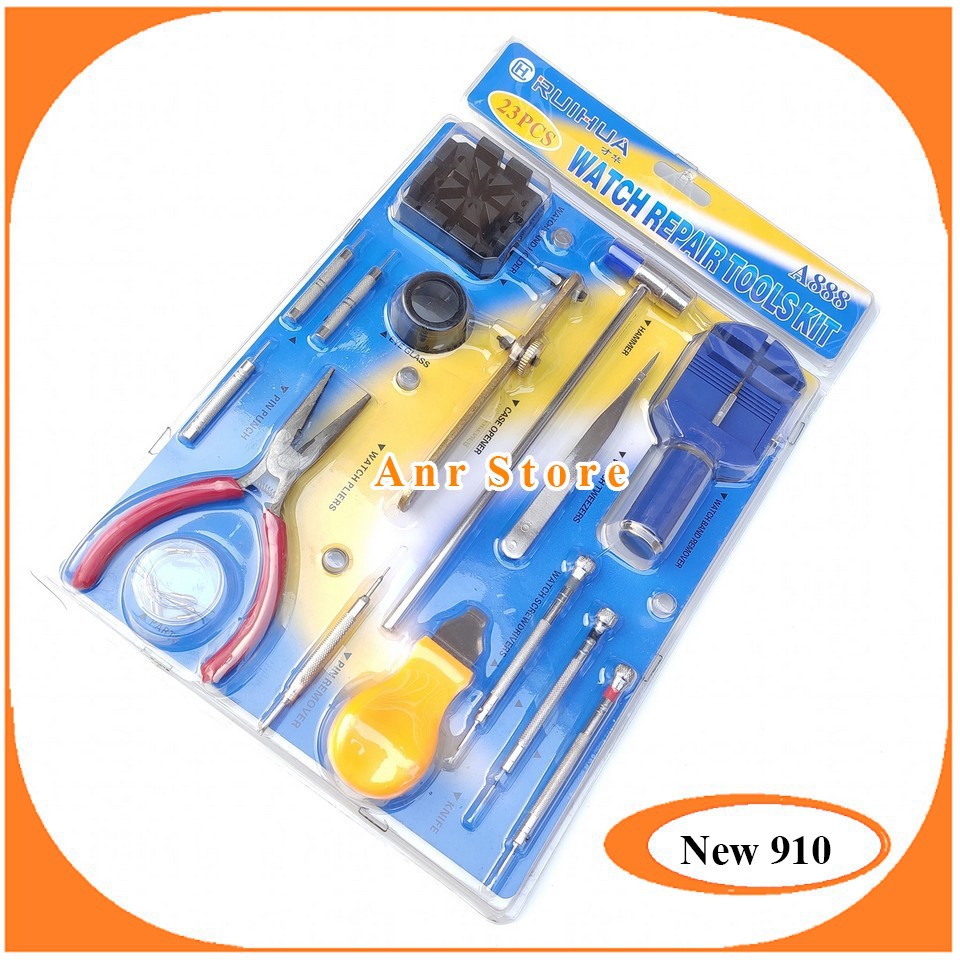 Jual Alat Servis Jam Tangan Super Lengkap Original Ruihua A23 | Shopee ...