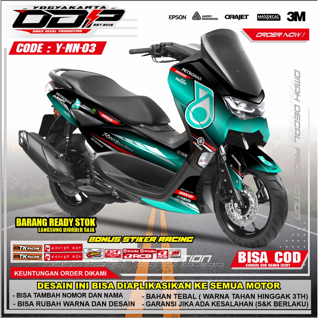 Jual DECAL NMAX FULL BODY DEKAL STIKER STRIPING YAMAHA N MAX NEW 2020 ...