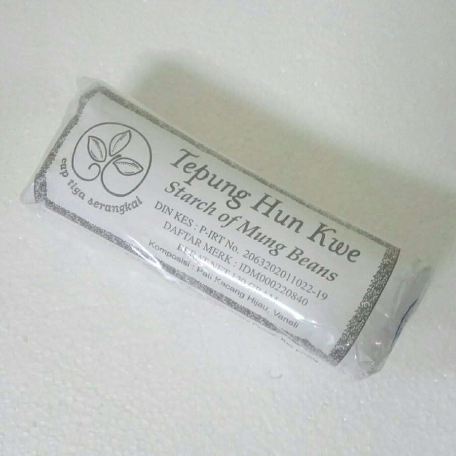 Jual Tepung Hun Kwe Hunkwe Cap Tiga Serangkai 120gr | Shopee Indonesia