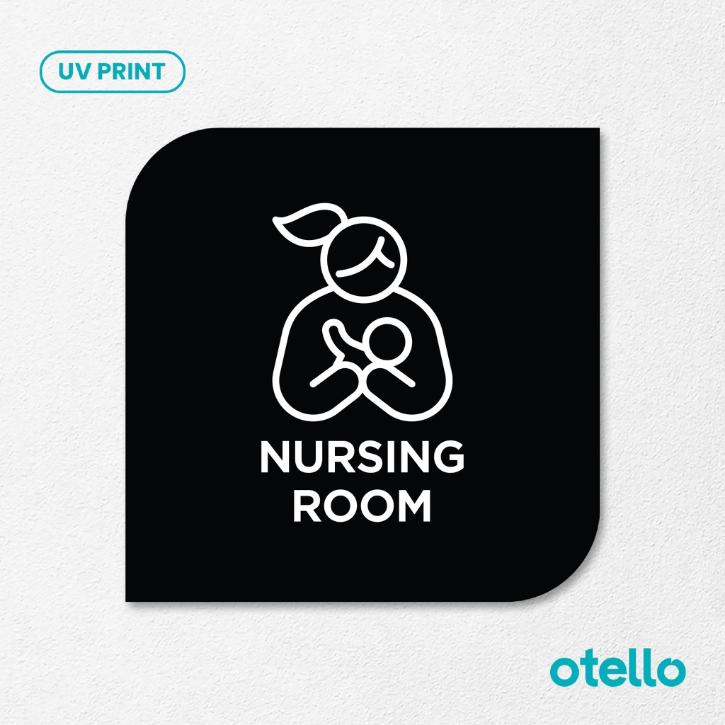 Jual Nursing Room Sign Board Akrilik Tempel Sign Dinding Sticker Papan ...