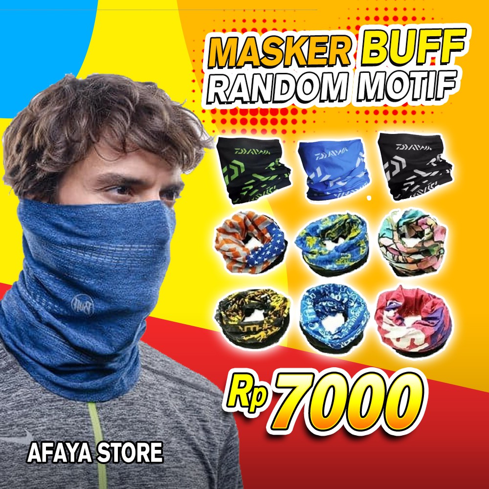 Jual Masker Baff Multifungsi bandana kupluk | Shopee Indonesia