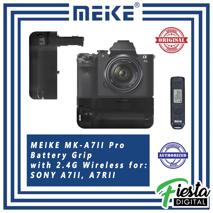 Jual Vertical / Battery Grip MEIKE MK-A7II Pro For Sony A7II / A7RII ...