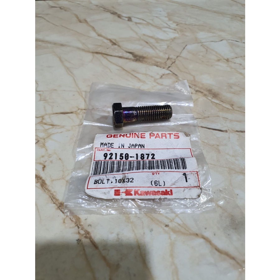 Jual BAUT BESI PANEL TROMOL BLK KAZE R ASLI ORI KAWASAKI 92150-1872 ...