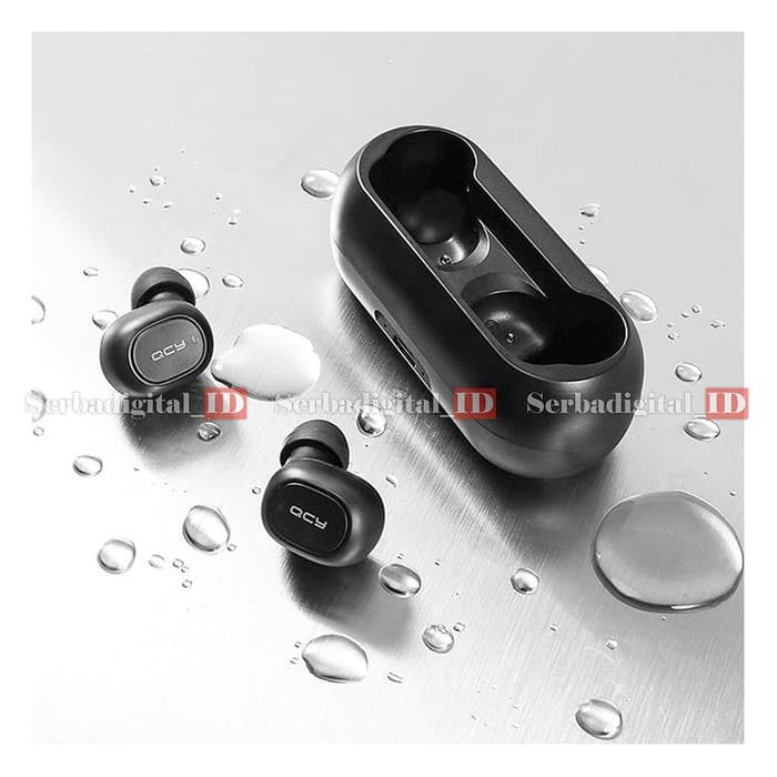 Jual QCY T1 Bluetooth 5.0 TWS Air buds Mini HiFi Earphones Stereo Charging | Shopee Indonesia