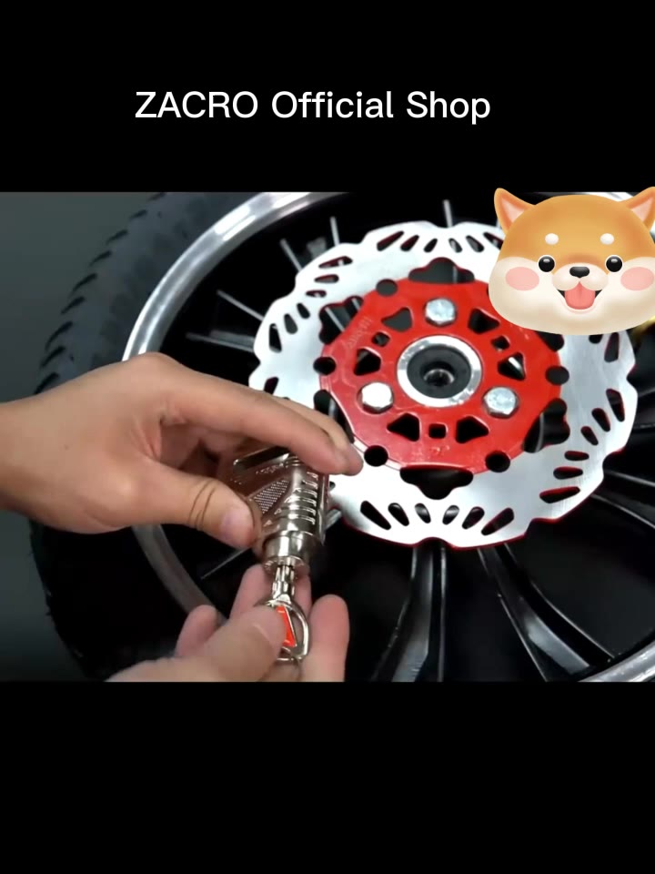 Jual ZACRO DX3 Gembok Cakram Kunci Rem Sepeda motor Discbrake Lock ...
