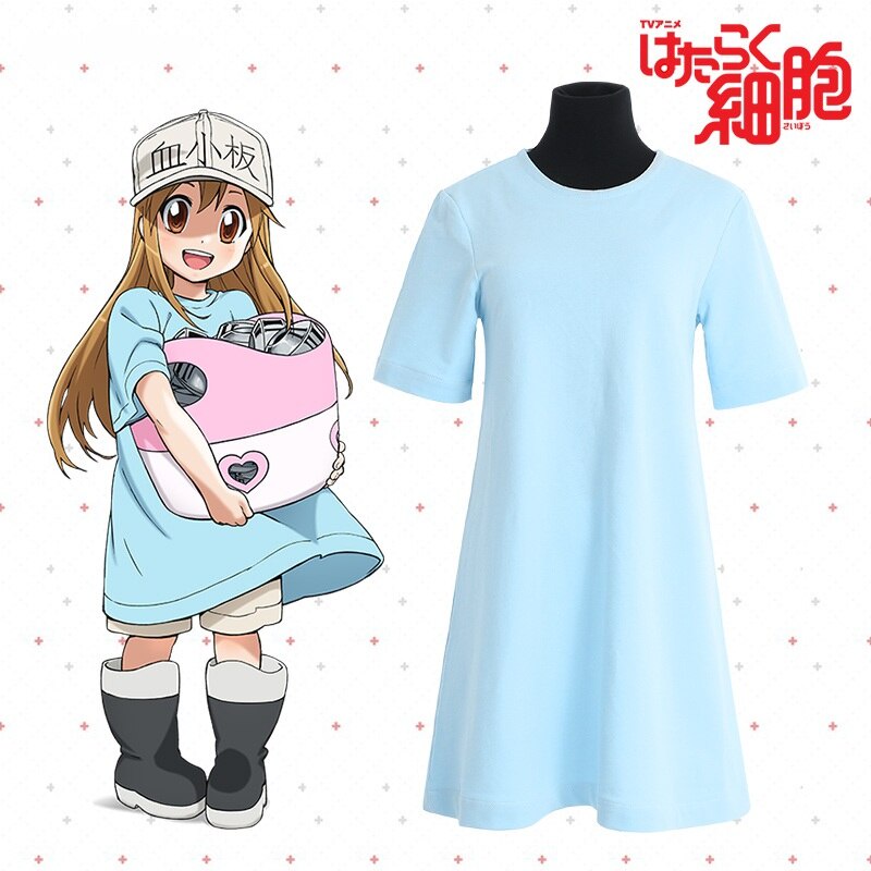 Jual PREORDER Anime Cosplay Cells at Work White Blood Cell Costume ...