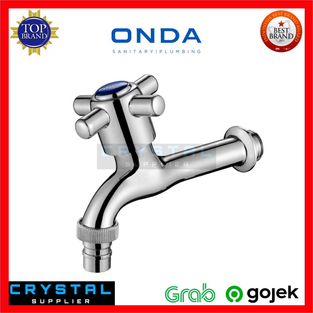 Jual KRAN ONDA A 812 CIS 1/2" / Keran Air Putar Tembok Cuci Tangan A812CIS | Shopee Indonesia