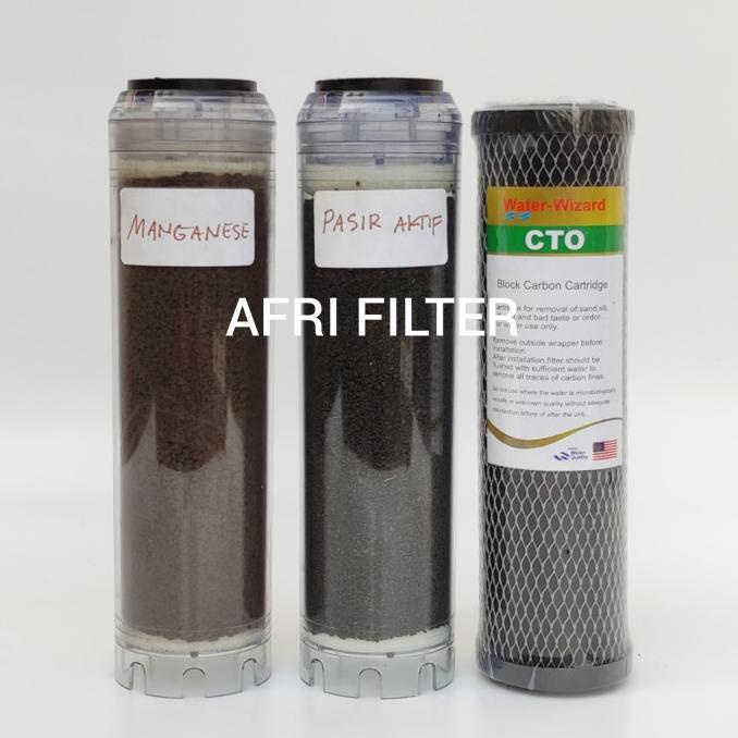 Jual Harga Gudang Paket Filter Air 3 Tahap Zat Besi Tinggi (Clear 10 ...