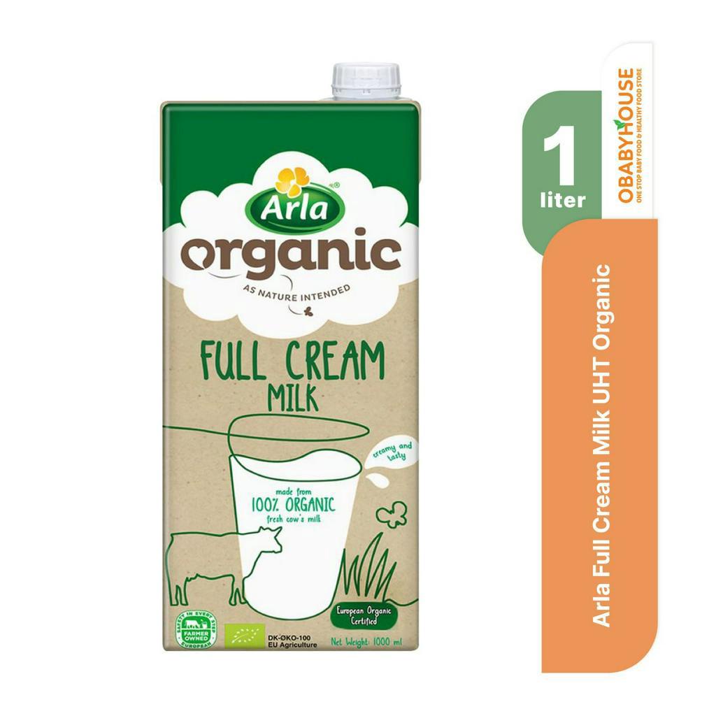 Jual Arla Full Cream Milk UHT Organic 1 Liter (ED 19 Jan 24) | Shopee ...