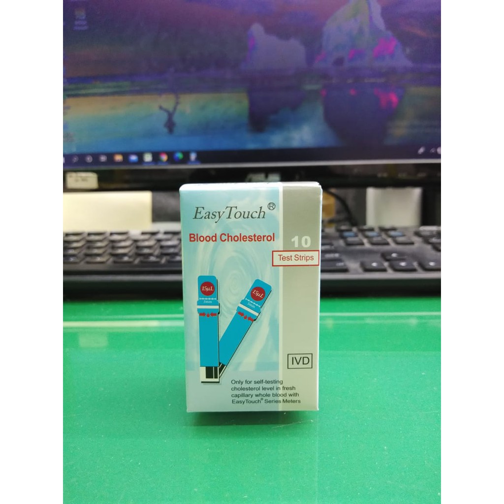 Jual Easy Touch Cholestrol Test Strip Isi 10 Strip | Shopee Indonesia