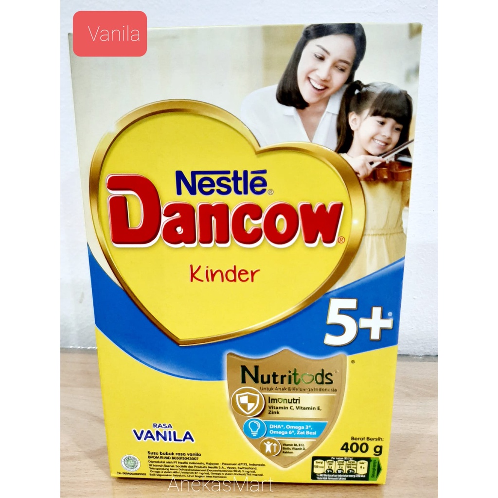 Jual Nestle DANCOW 5+ Vanila Susu Anak 5-12 Tahun 400 gr | Shopee Indonesia