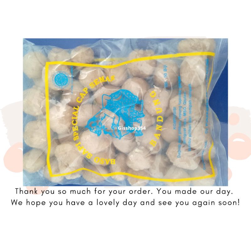Jual Bakso Sapi Spesial cap Semar Isi 50 biji-TERMURAH- Bakso Cuangki ...
