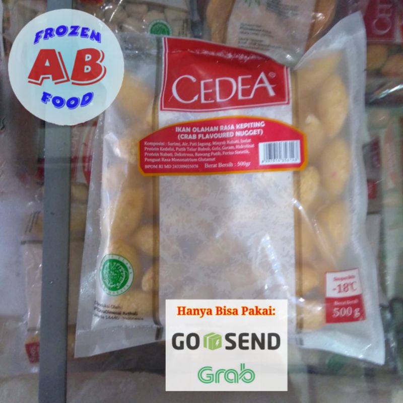 Jual Cedea Ikan Olahan Rasa Kepiting 500gr Crab Flavoured Nugget 500 ...