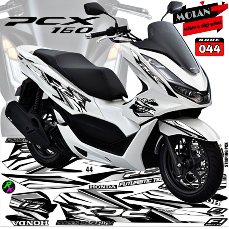 Jual Decal Sticker Striping Variasi All New Honda PCX 160 - New PCX 160 ...