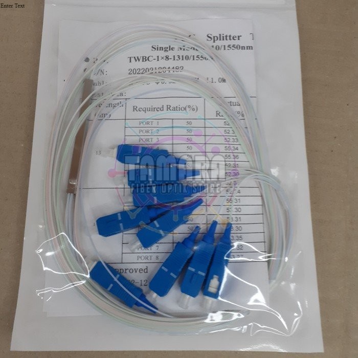 Jual Splitter 1:8 sc upc plc splitter 1:8 sc upc fiber optik | Shopee ...