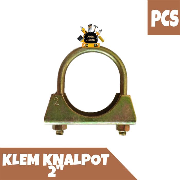 Jual KEDAI TUKANG - Klem Knalpot Baut Kelem 2" inch / U Bolt / Exhaust ...