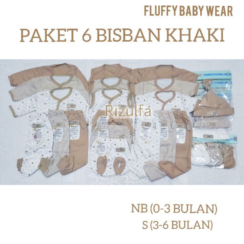 Jual Fluffy Paket Baju Bayi Newborn Warna Khaki & Colourfull (Newborn 0 ...