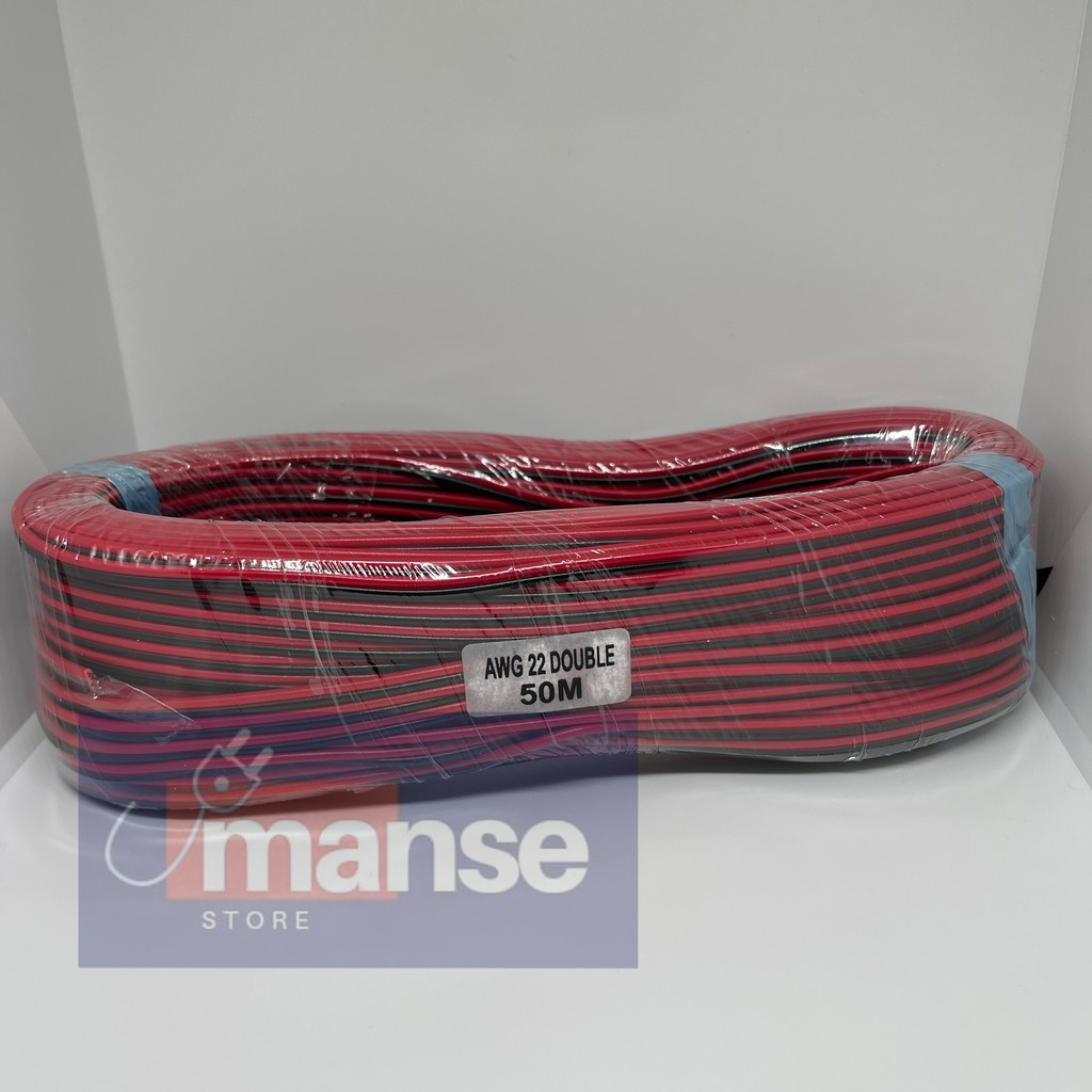 Jual Kabel Awg22 Double Serabut NYZ Awg 22 2x18 Merah Hitam 50m ...